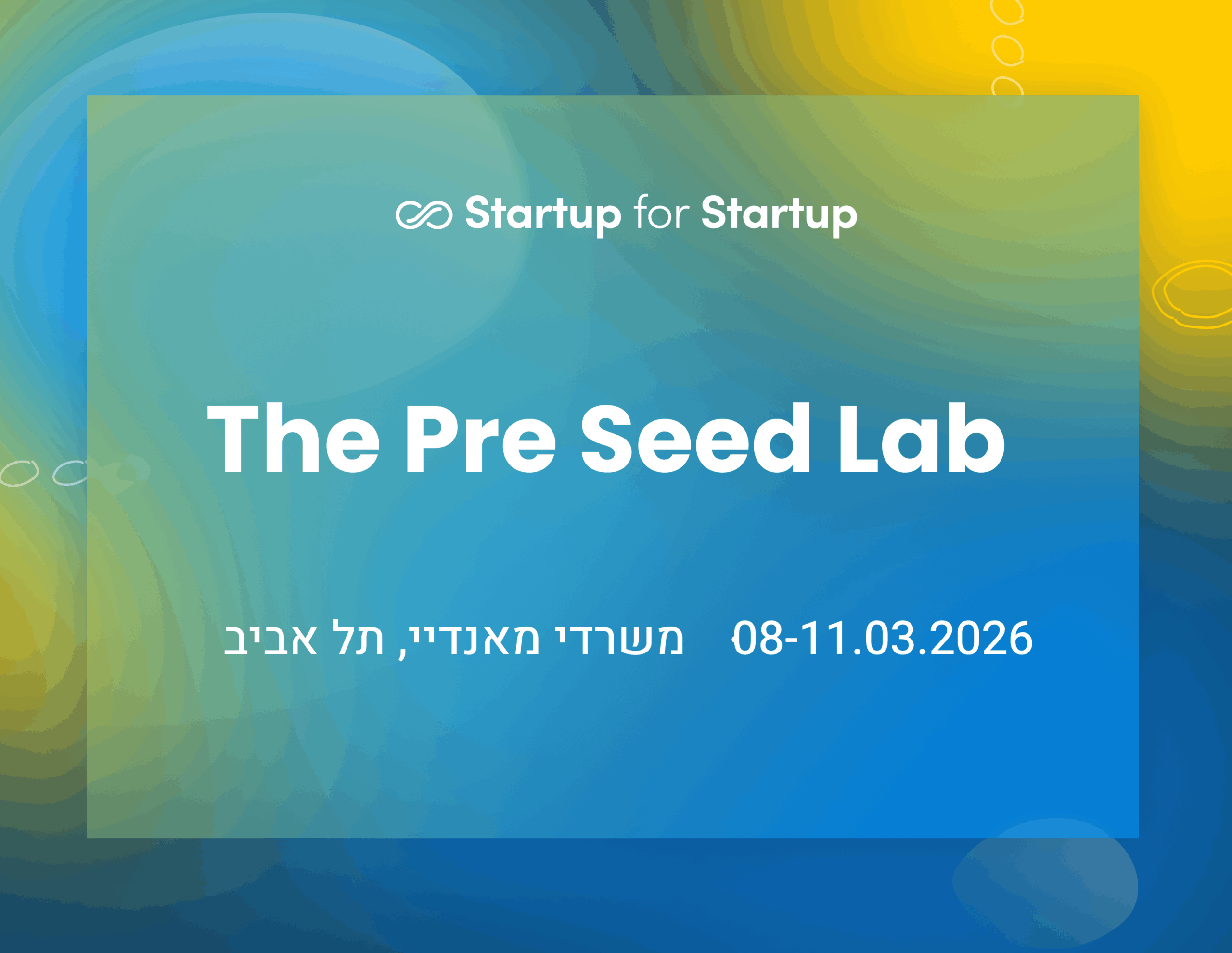 The Pre Seed Lab | Startup for Startup